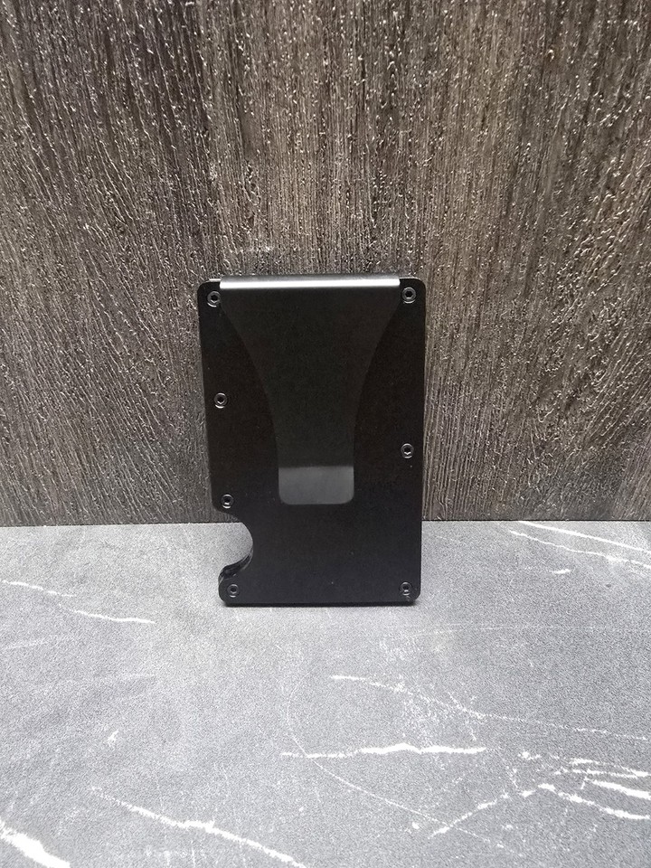 Ridge Style Metal Wallet. Custom Laser Engraved Bald Eagle & American ...