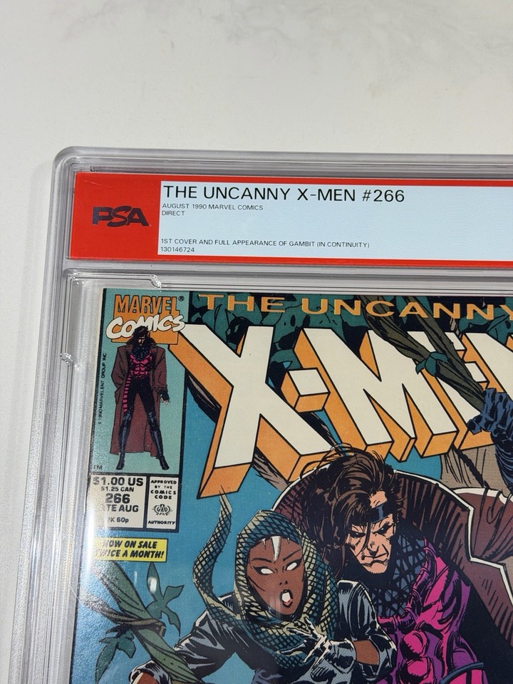 Uncanny X-Men #266 PSA 9.6 - 1st Gambit Appearance - Key Issue - WHITE ...