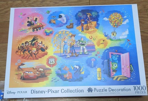 Disney Pixar 1000-Piece Jigsaw Puzzle Colorful Character Design Used ...