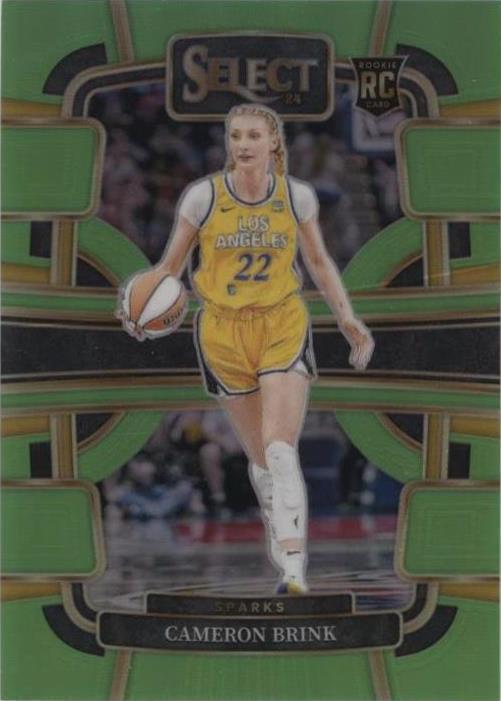 2024 Panini Select WNBA - Concourse Cameron Brink #56 Neon Green Prizm ...