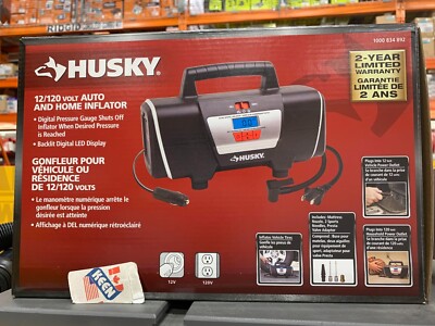 HUSKY CANADA 12/120 Volt Auto and Home Inflator | eBay