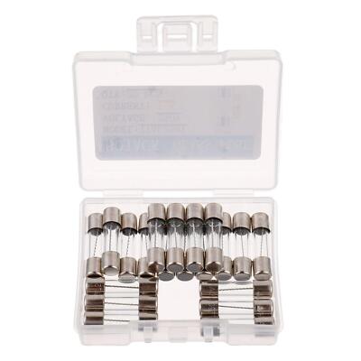 T7AL250V 5x20 mm 7A 250V Slow Blow Fuses 7 amp 250 Volt 0.2 x 0.78 Inch ...