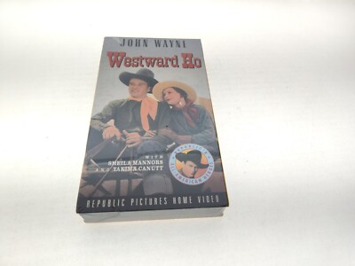 Westward Ho (VHS, 1991) John Wayne, Sheila Mannors, Yakima Canutt F59 ...