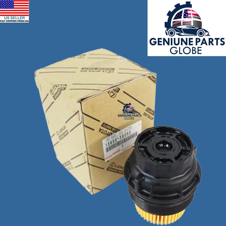 GENUINE OEM LEXUS 10-23 GX460 OIL FILTER WITH ELEMENT CAP HOUSING 15650 ...
