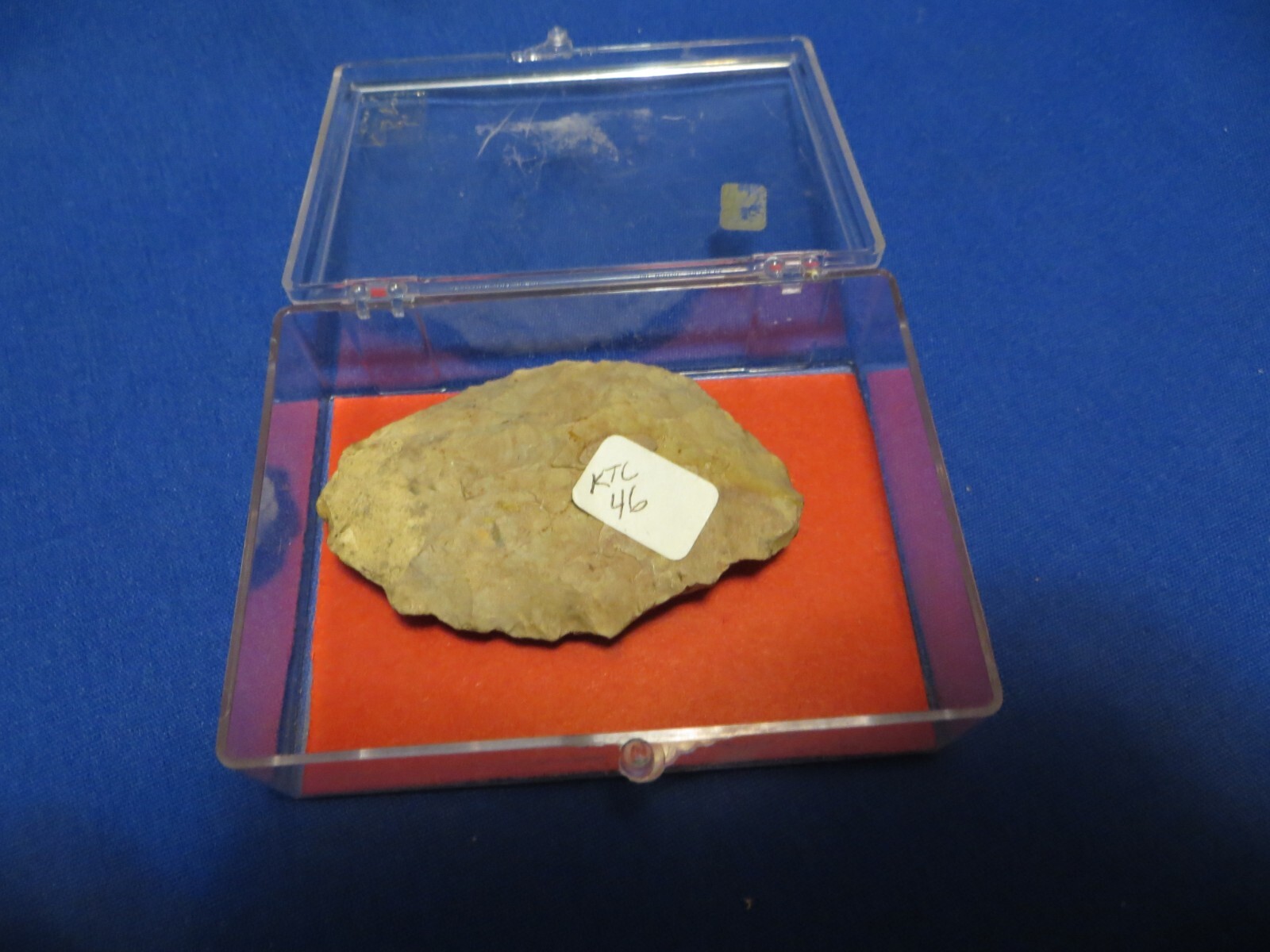 Authentic Pre Historic Native American Flint Scraper Knife Ex Dziewa ...