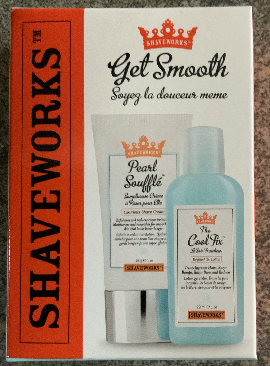 Shaveworks Pearl Souffle Shaving Cream & The Cool Fix Post Shave Gel ...