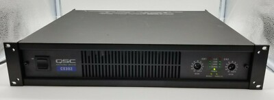 QSC CX302 200-Watt 2-Channel Direct Output Power Amplifier – USED | eBay