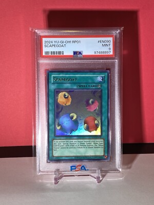 PSA 9 MINT Scapegoat RP01-EN090 (Retro Pack 2024 Reprint) Yu-Gi-Oh ...