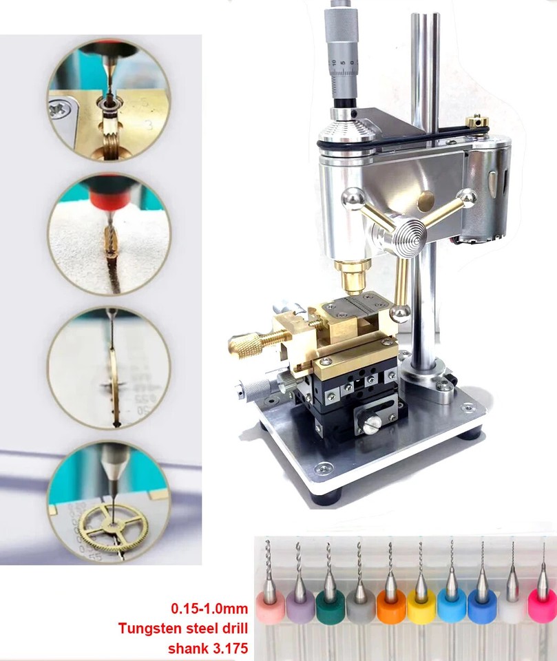 Desktop Bench Drill Mini Metal Bench Drill Adjustable Pressure ...