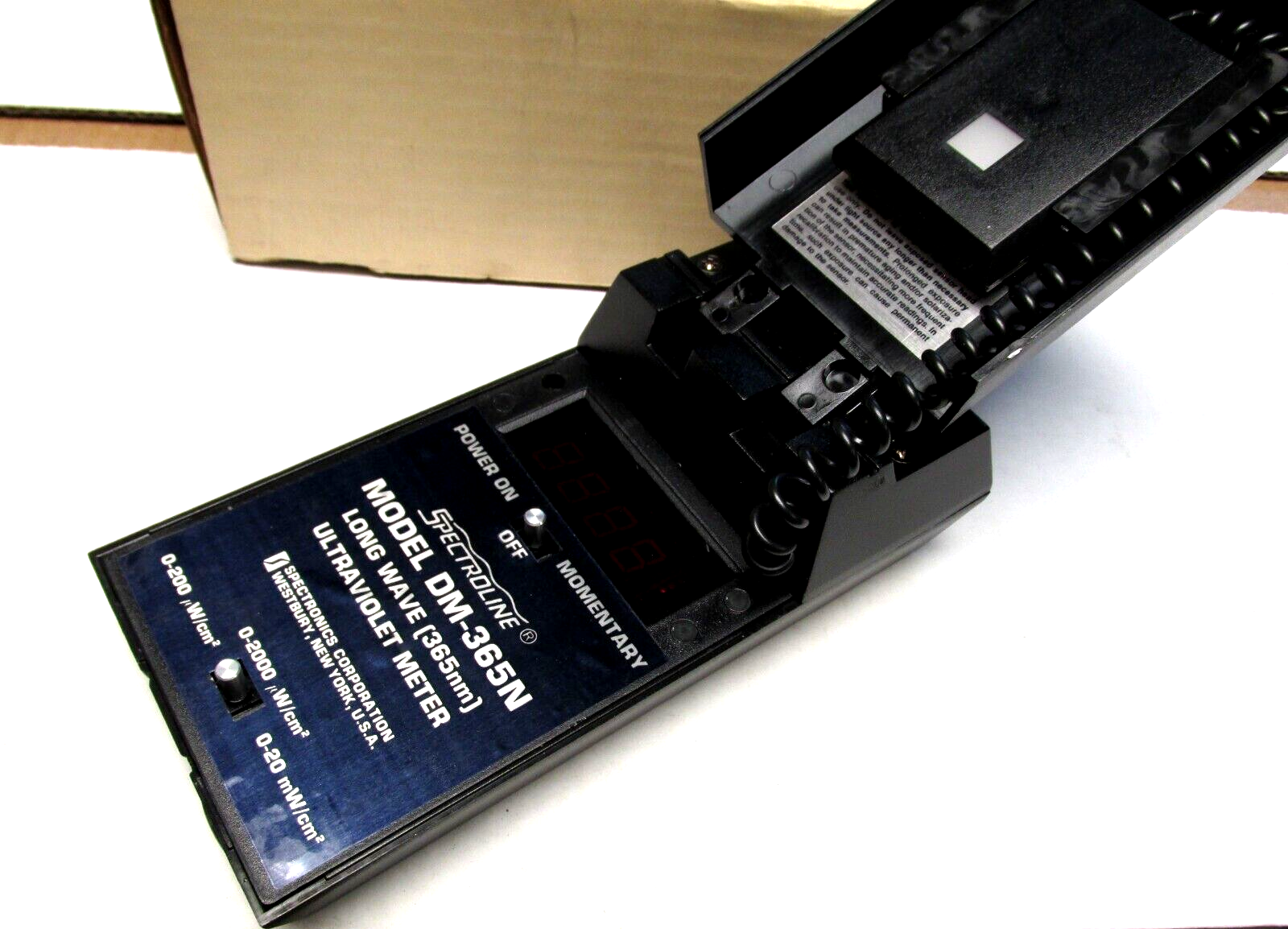 Spectroline DM-365N Long Wave Ultraviolet Radiometer Measurement Tool ...