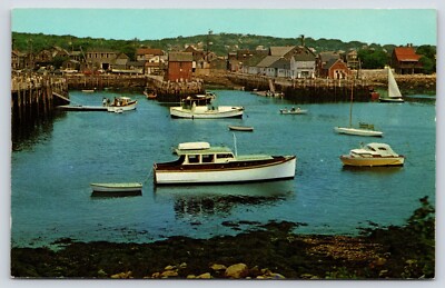 Massachusetts Rockport Inner Harbor Bear Skin Neck Vintage Postcard | eBay