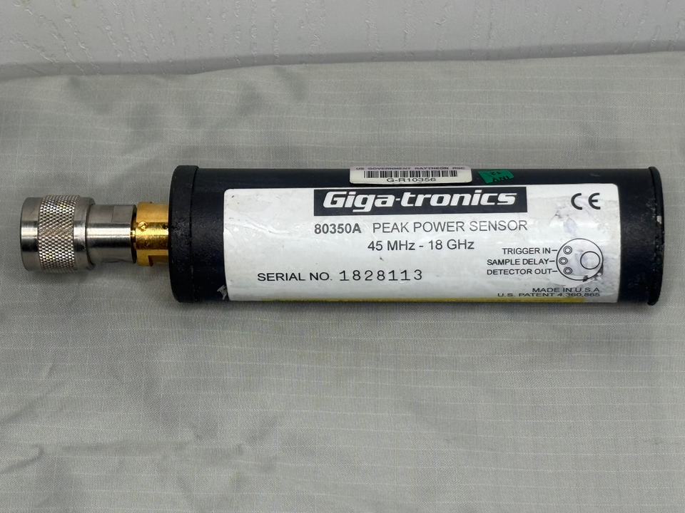 G2U Gigatronics Gigatronics 80350A Peak Power Sensor 45 MHz18 GHz | eBay