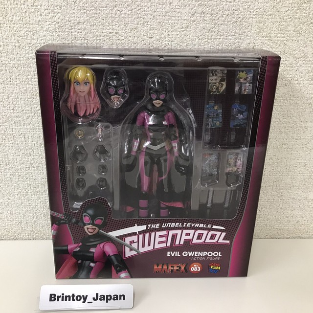MAFEX No.083 Evil Gwenpool 160mm Action Figure Medicom Toy Anime Japan ...