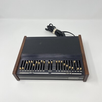 Vintage MXR Model 114 2 Channel 10-Band Stereo Graphic Equalizer ...
