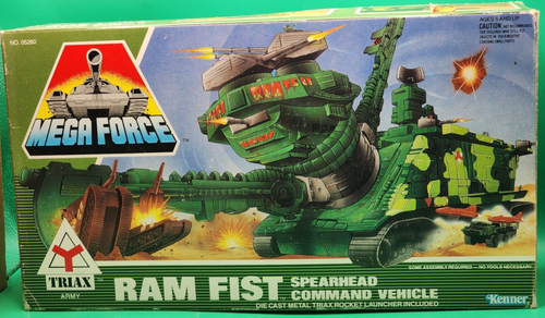 TRIAX Mega Force - Kenner - Ram Fist Spearhead Command Vehicle - NEW | eBay