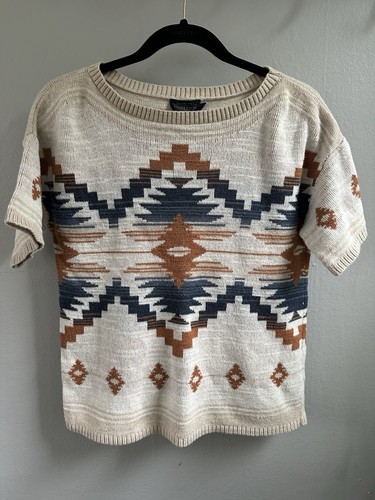 Pendleton Women’s Sweater Size Small 100% Cotton Southwestern Aztec ...