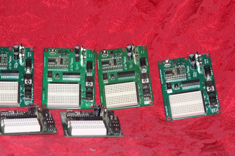 Parallax Basic Stamp Board USB Educational Robotics Boe Bot PBASIC ...