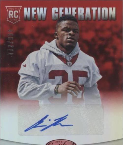 2013 Panini Certified - New Generation Chris Thompson #285 Mirror Red ...