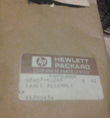 NEW HP Hewlett-Packard 08407 60065 cable assembly | eBay
