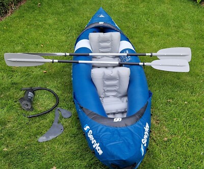 Sevylor Riviera 2 Person Inflatable Kayak - Blue 789404100225 | eBay UK