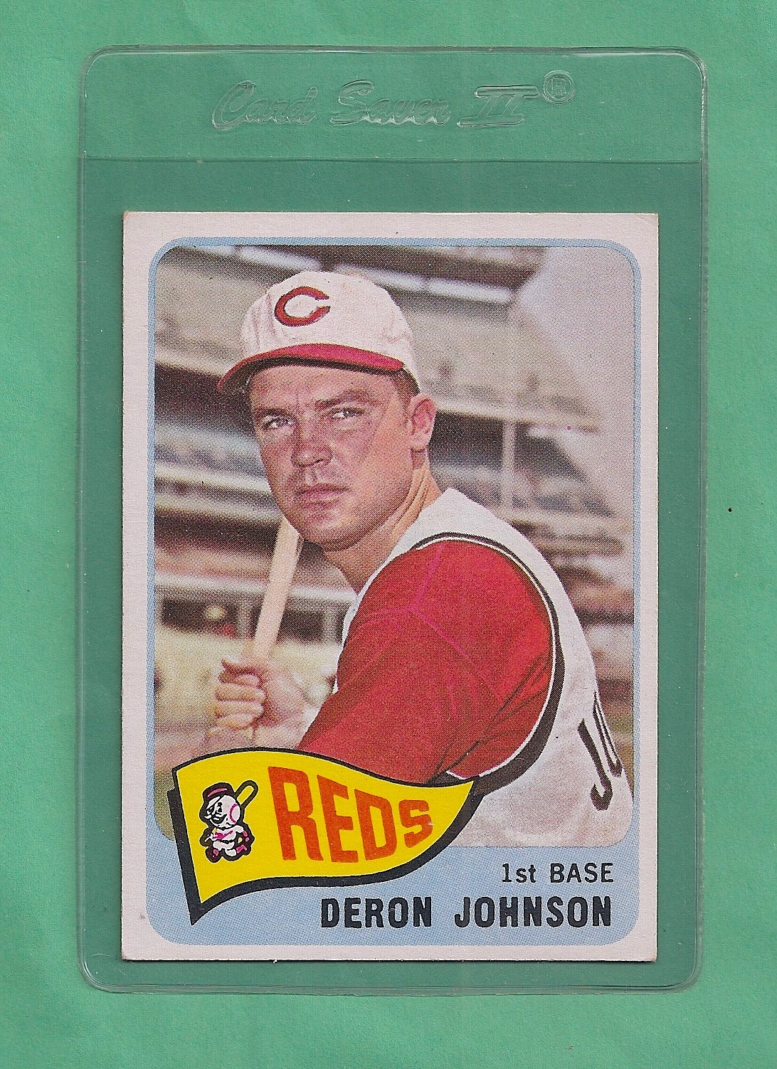 1965 Topps Cincinnati Reds Deron Johnson # 75 NM+ Tough Card!!! | eBay