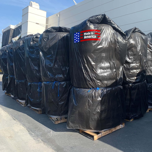 Black Pallet Covers | Made in USA | Tarp Fits Extra Large Pallets up to ...