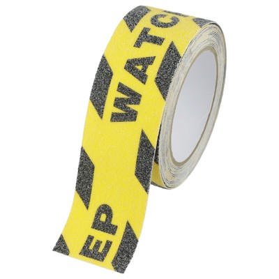 Non slip Warning Stickers 5CM x 5M Step Watch Your Step Stairs Adhesive ...