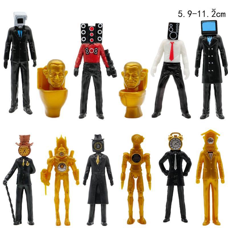 Top-rated Toilet Man Vs Clock Man Match Clockwork Character Toy ...