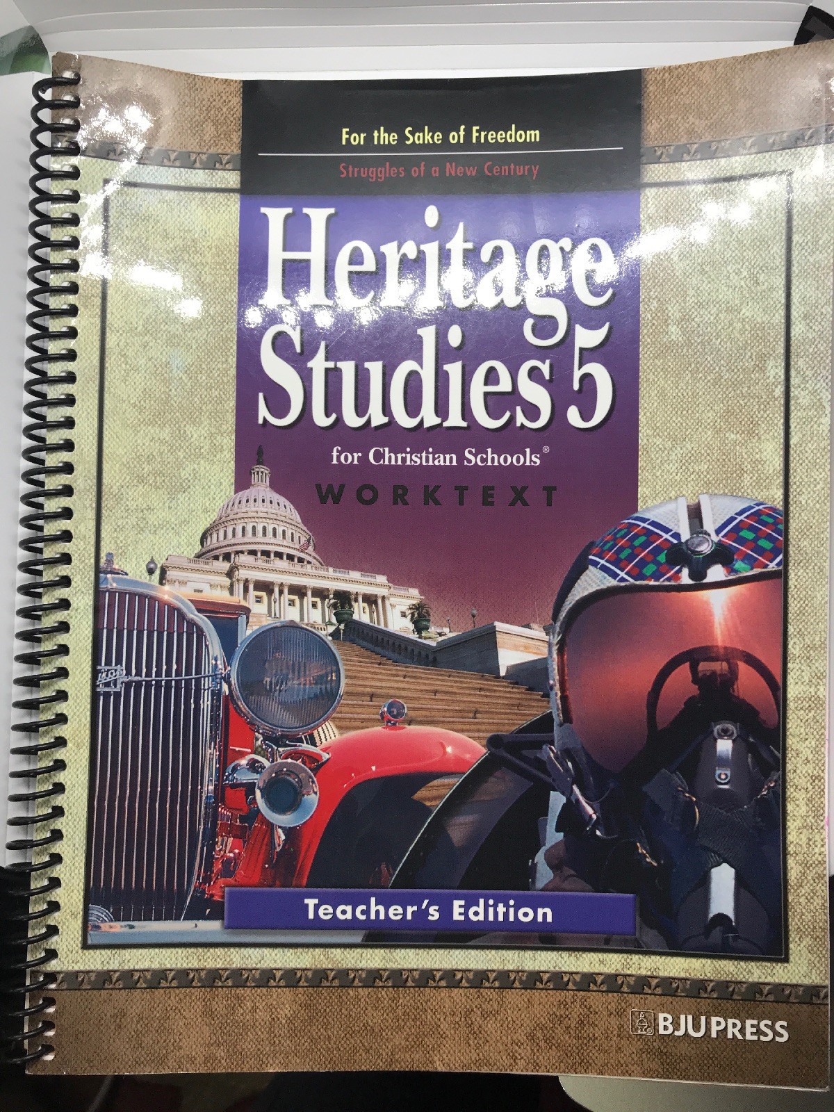 BJU Bob Jones Heritage Studies 5 Worktext Teacher's Edition Homeschool ...