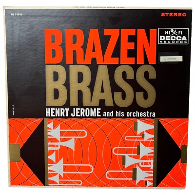 HENRY JEROME - Brazen Brass (VG+/VG+) Vinyl Record LP Decca DL 4056 | eBay