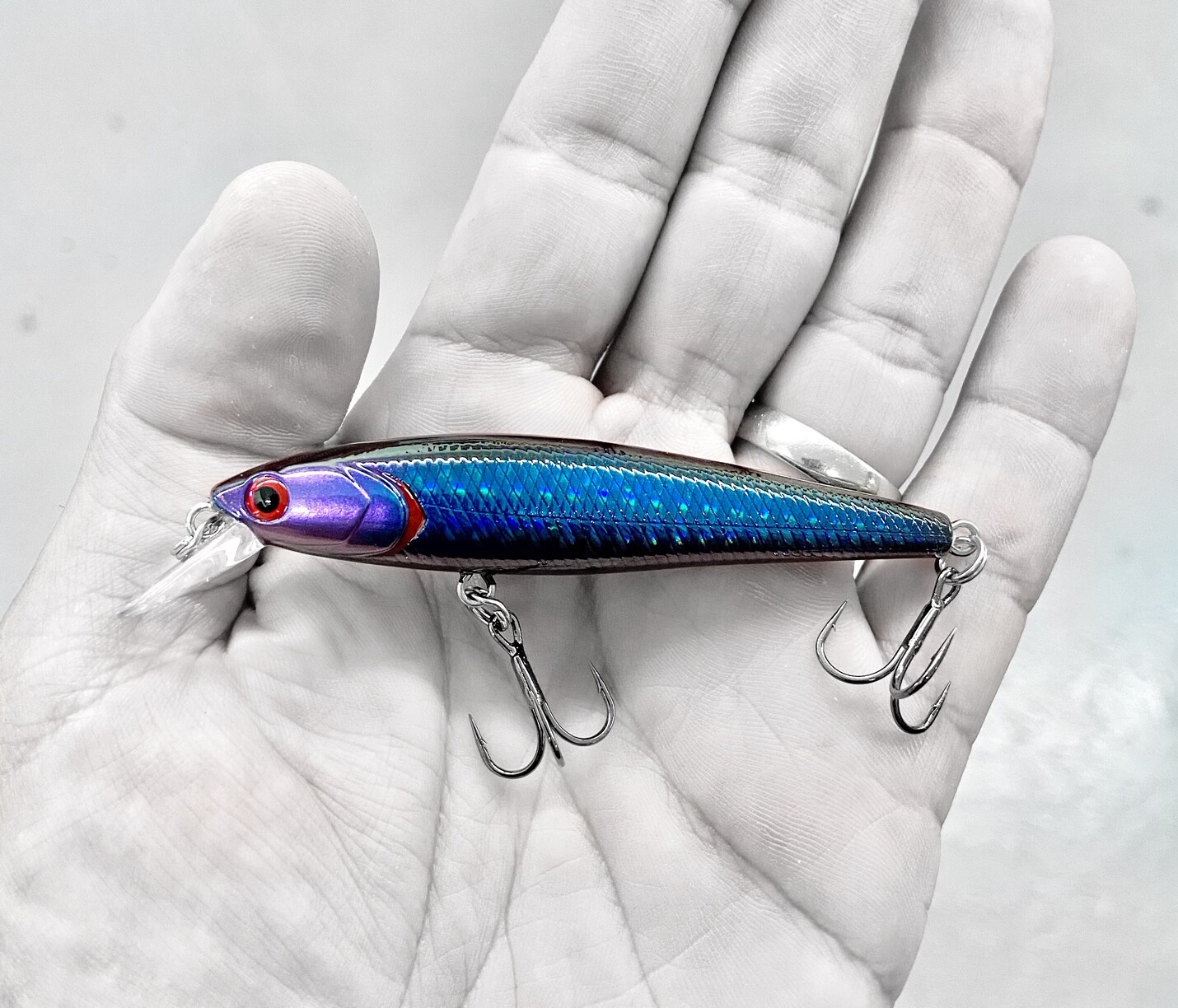 Fishing Lure Jerkbait Dynamic Lures J-Spec (Dark Halo) | eBay