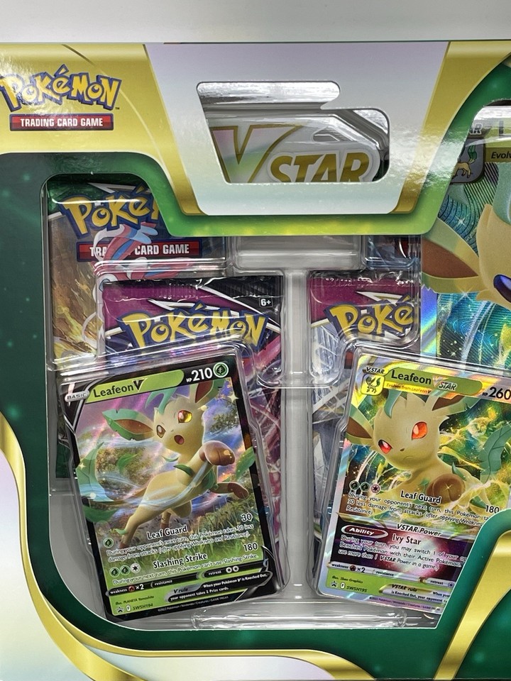 X5 Pokémon TCG: Leafeon VSTAR Special Collection | Factory Sealed Boxes ...