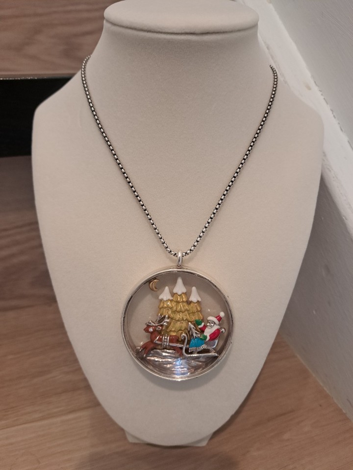 Brighton Collectibles Santa Necklace Christmas | eBay