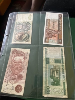 Vintage 4 Banknotes +Collector Plastic Sleeve | eBay UK