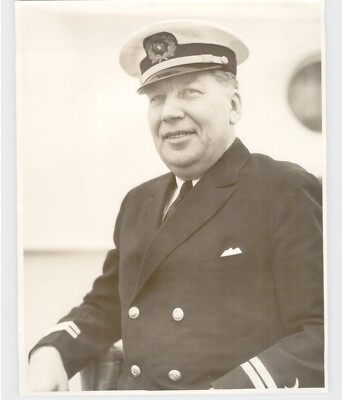 Chief Steward E.A. Bruby of LINER SHIP 'General Lee' VINTAGE 1934 Press ...
