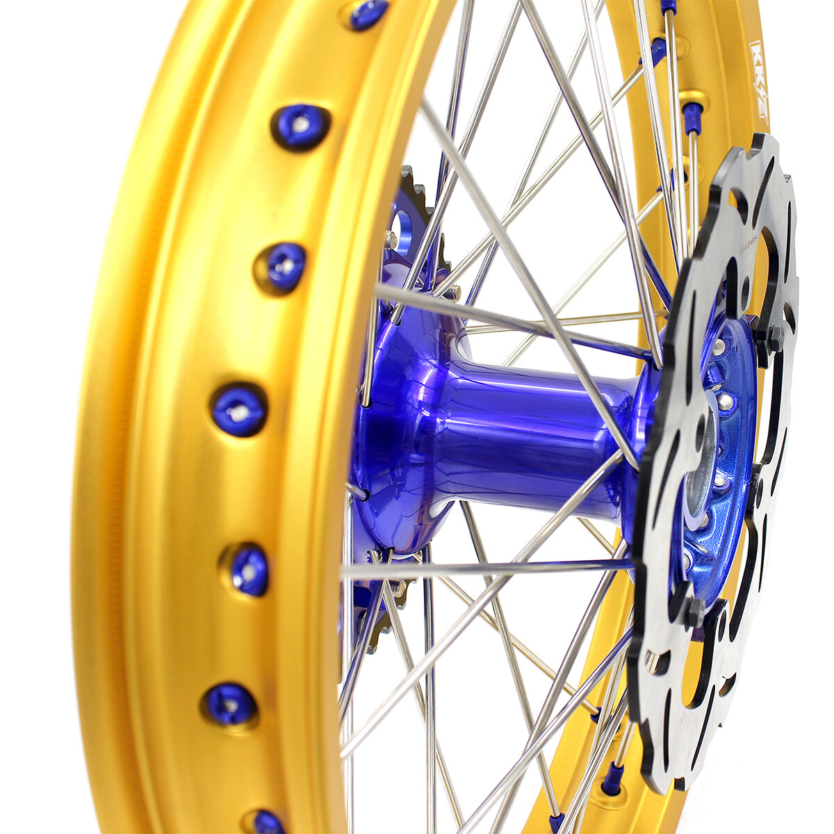 KKE 21-19" Cast Wheels Rims Fit Yamaha YZ125/250 1999 YZ250F/450F 2003 ...