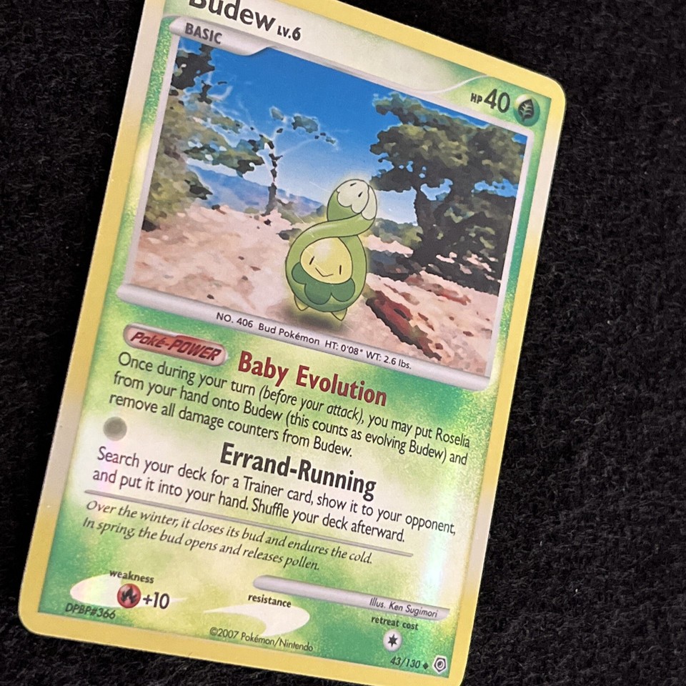 Pokemon BUDEW 43/130 (Reverse Holo) Diamond & Pearl - NM/Near Mint | eBay