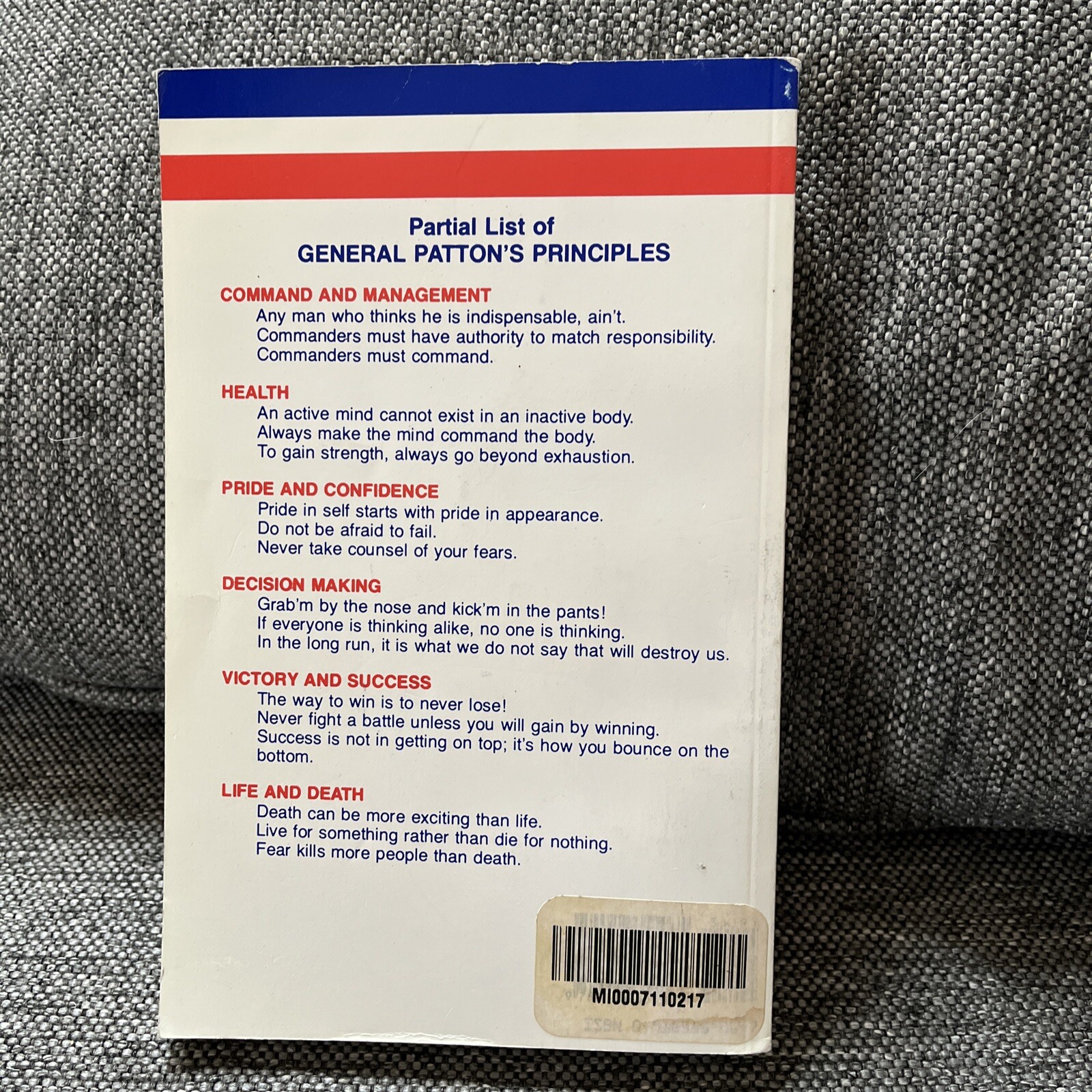 General Patton's Principles for Life and Leadership by Porter B ...