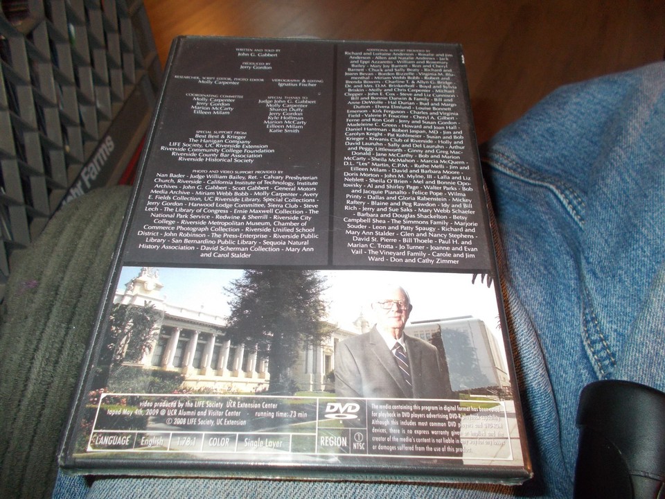 WHEN ALL THE WORLD WAS YOUNG DVD JOHN G. GABBERT IN HIS 20S BRAND NEW ...