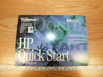 HP Quick Start: Microsoft Publisher 97 CD-ROM | eBay