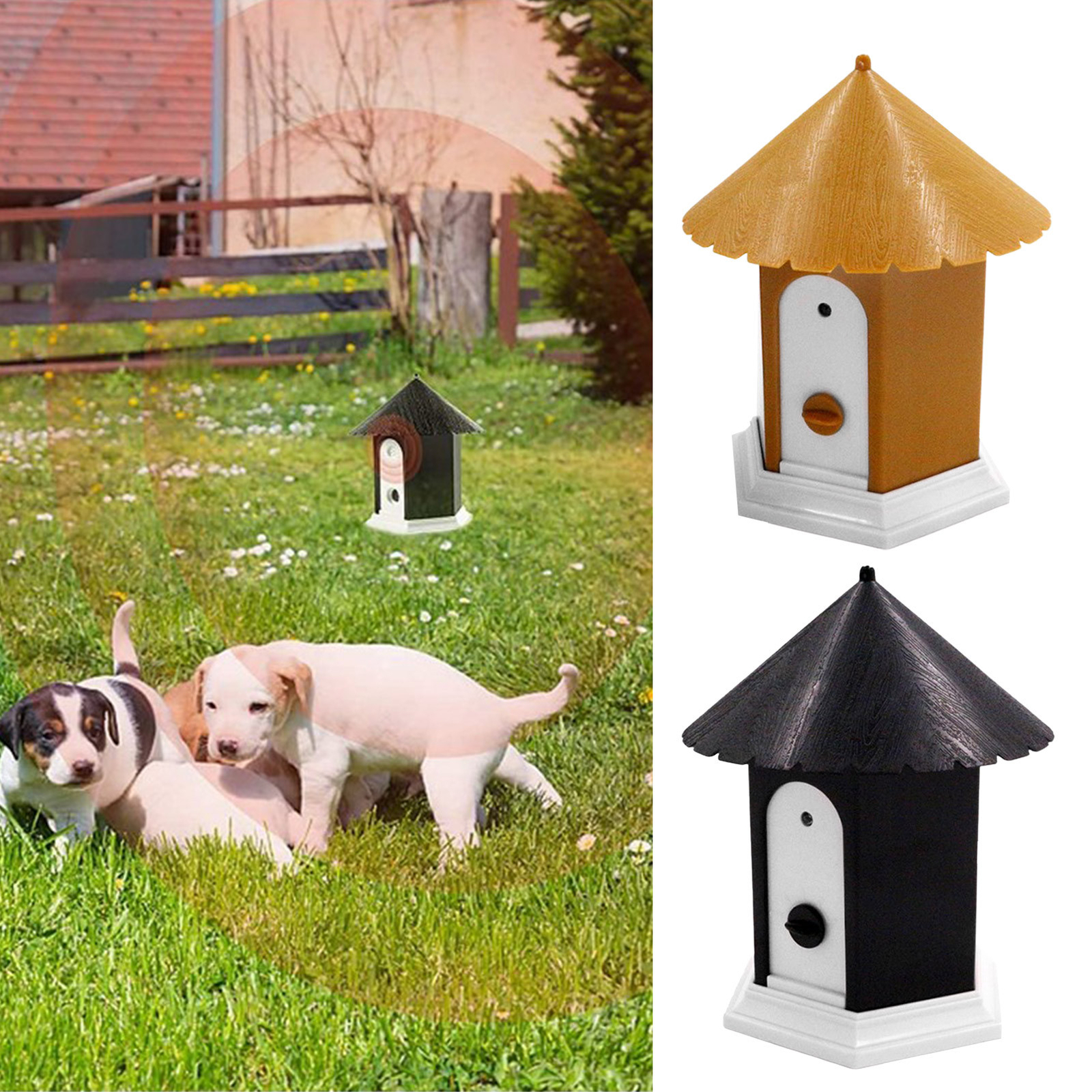 Outdoor Barking Control Device Ultrasonic Bark Stop Birdhouse Muffler ...