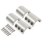 2PCS 1.625 1 5/8" Inch OD Size Roll Cage Mounts Split Collar Tube ...