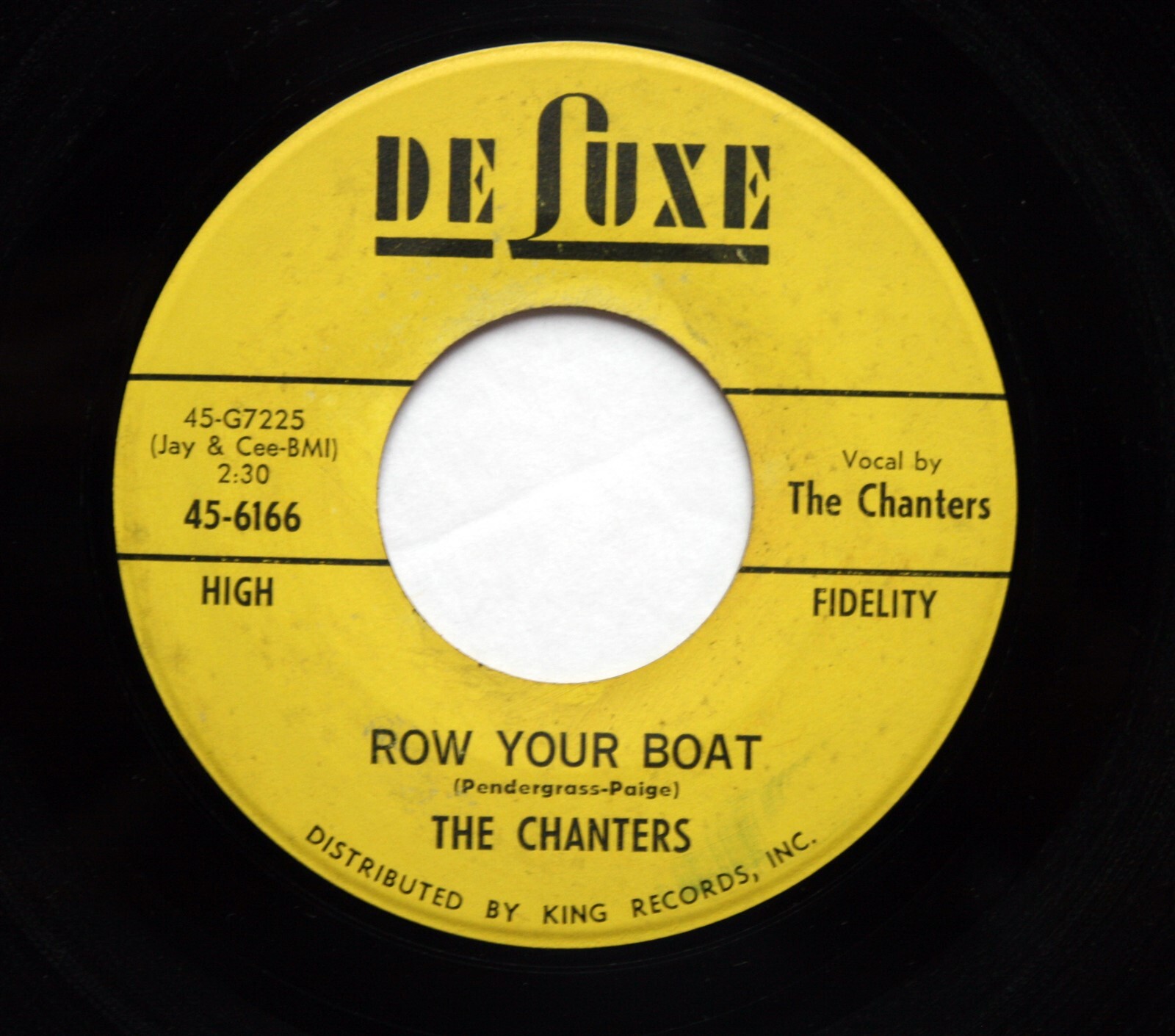 CHANTERS Doo Wop 45rpm Stars in the Sky b/w Row Your Boat HEAR | eBay