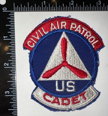 WWII Home Front US Civil Air Patrol CAP Cadet Insignia Cloth TWILL ...