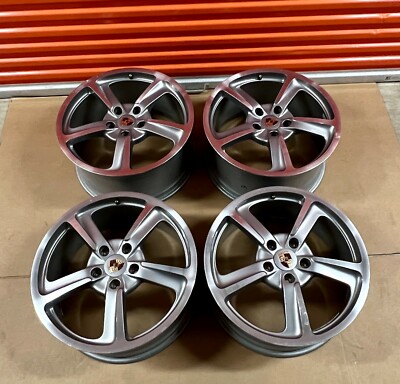 OEM Porsche 981 Cayman 718 Boxster Sport Techno 20" Wheels Rims Set ...