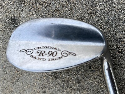 VINTAGE Wilson Original R-90 Sand Iron Wedge Factory Brown Coated Steel ...