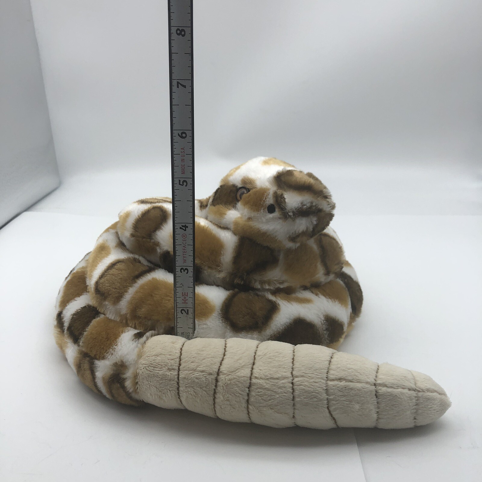 Realistic rattlesnake plush stuffed animal toy with rattle tail | eBay