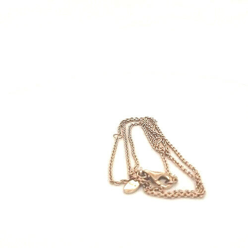 Authentic Pandora 925 Rose pendant Chain 580413-45 17.7" adjustable ...