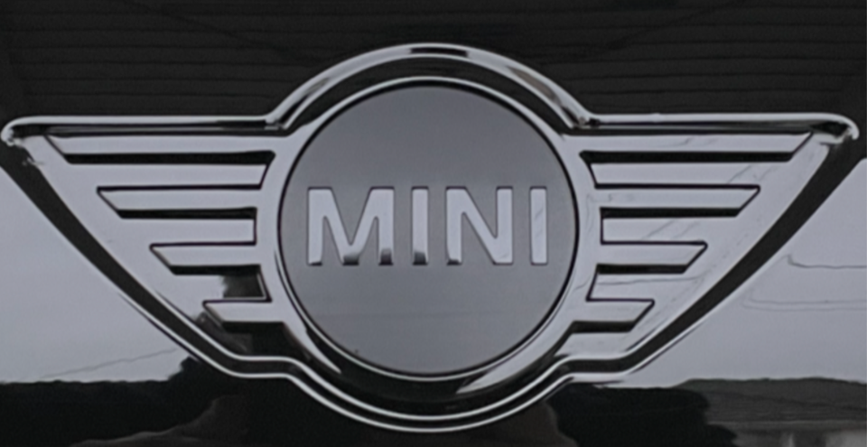 MINI Genuine F55 F56 F57 Rear Boot Badge Emblem Black 51149880866 LCI ...