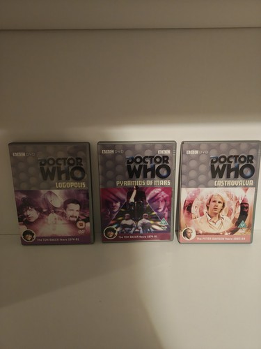 Doctor Who DvD Set Castrovalva Logopolis Pyramids Of Mars | eBay UK